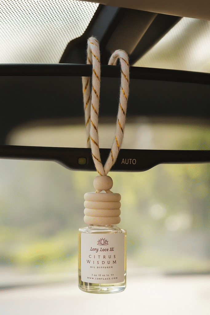 Citrus Wisdom Hanging Car oil diffuser